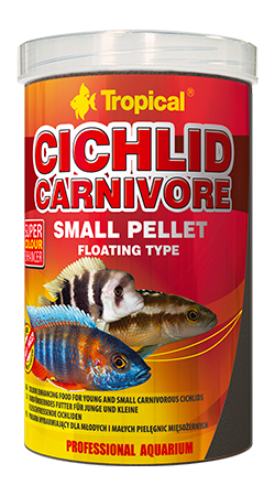 Tropical Cichlid Carnivore Small Pellets 90gm – PET DESTINATION